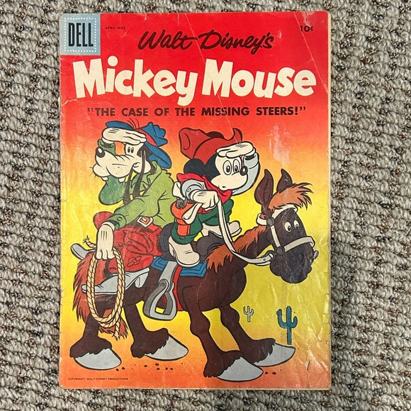 Dell | Other | Walt Disneys Mickey Mouse No 53 April May 957 Dell Comic ...